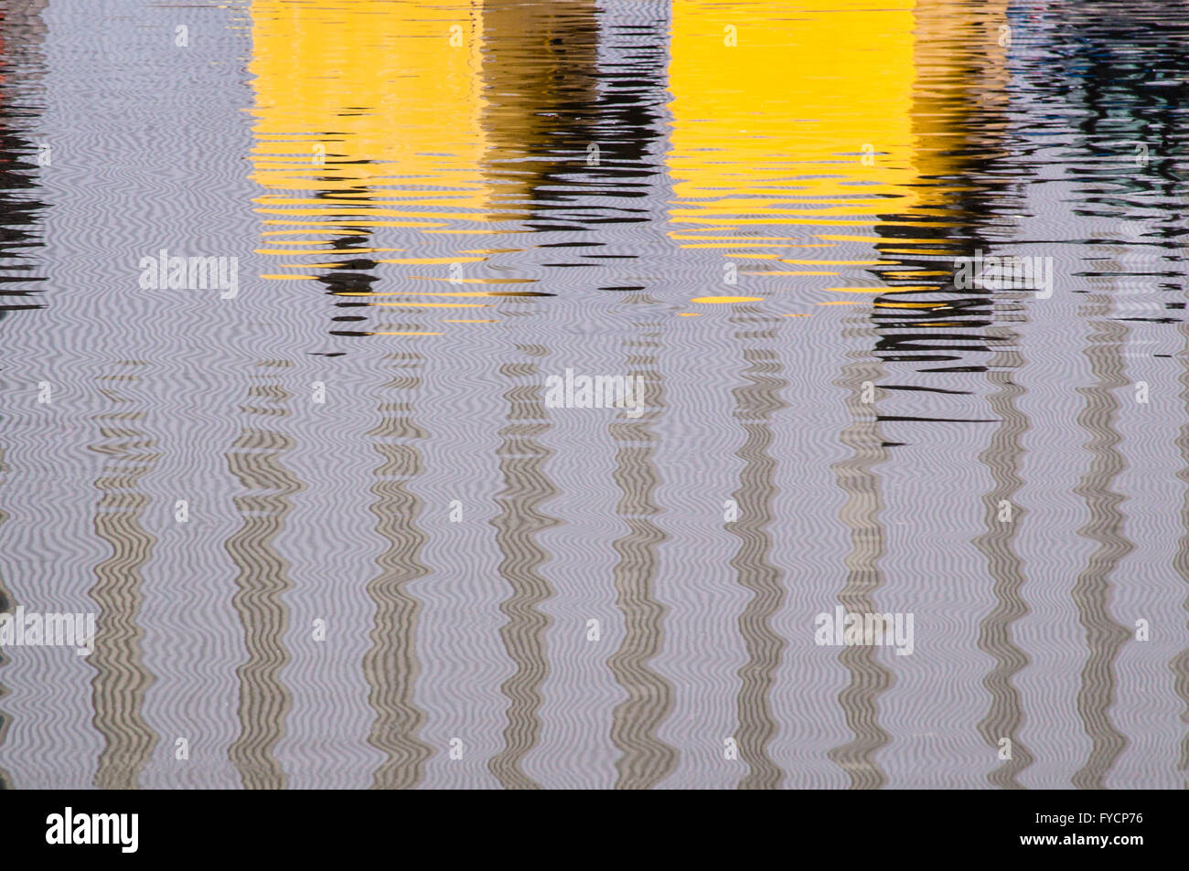 Abstract reflections on the surface of water Stock Photo - Alamy