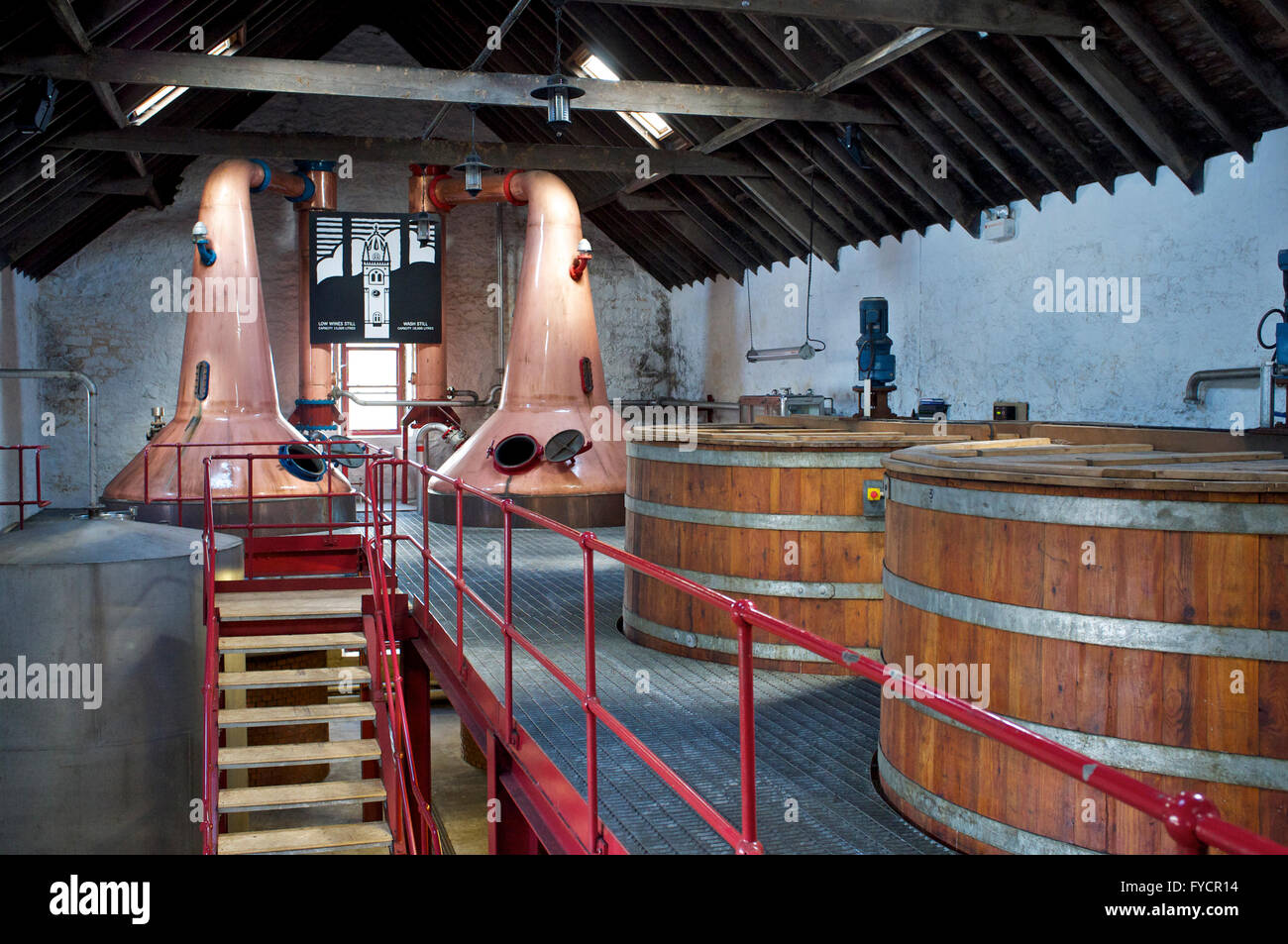 Glengyle distillery still house Stock Photo - Alamy