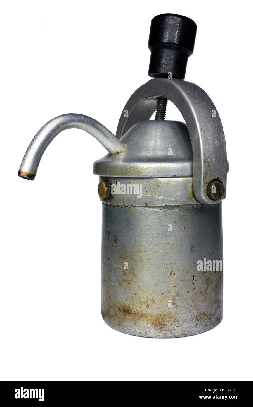 Silver coffee maker hi-res stock photography and images - Alamy