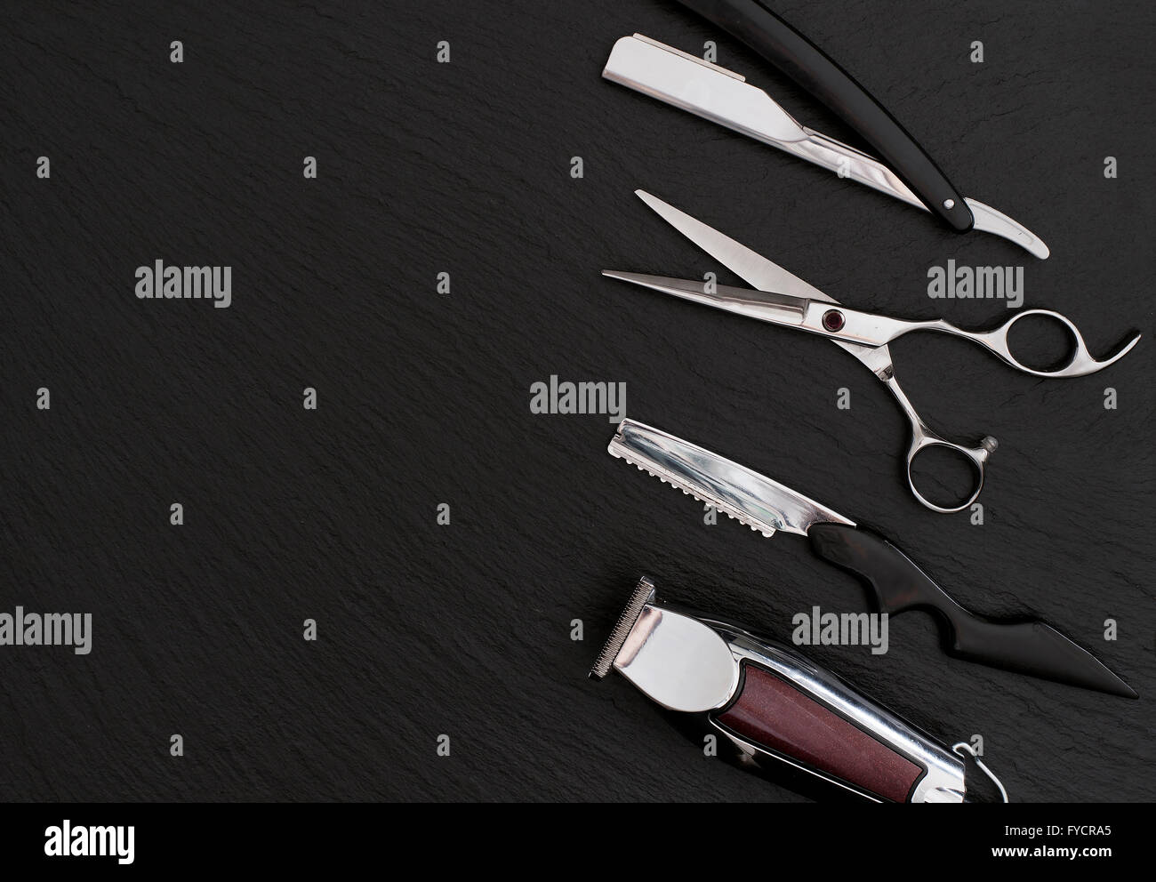 Barber shop equipment hi-res stock photography and images - Alamy