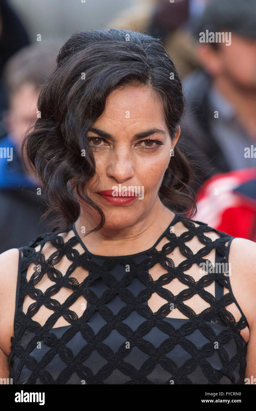 London, UK. 25 April 2016. Actress Sarita Choudhury arrives for the UK ... London, UK. 25 April 2016. Actress Sarita Choudhury arrives for the UK ...