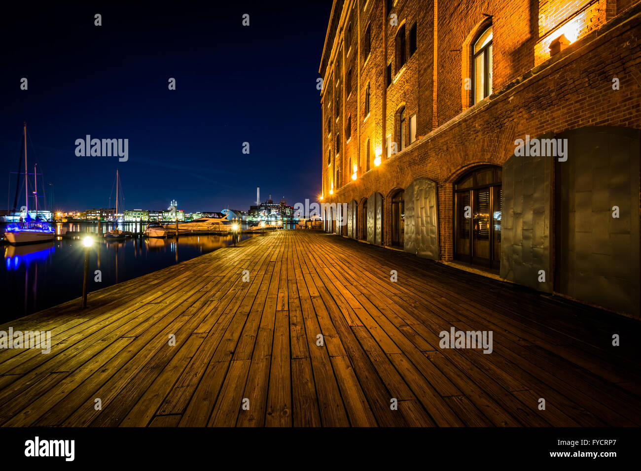 Waterfront Night In Fells Point High Resolution Stock Photography and ...