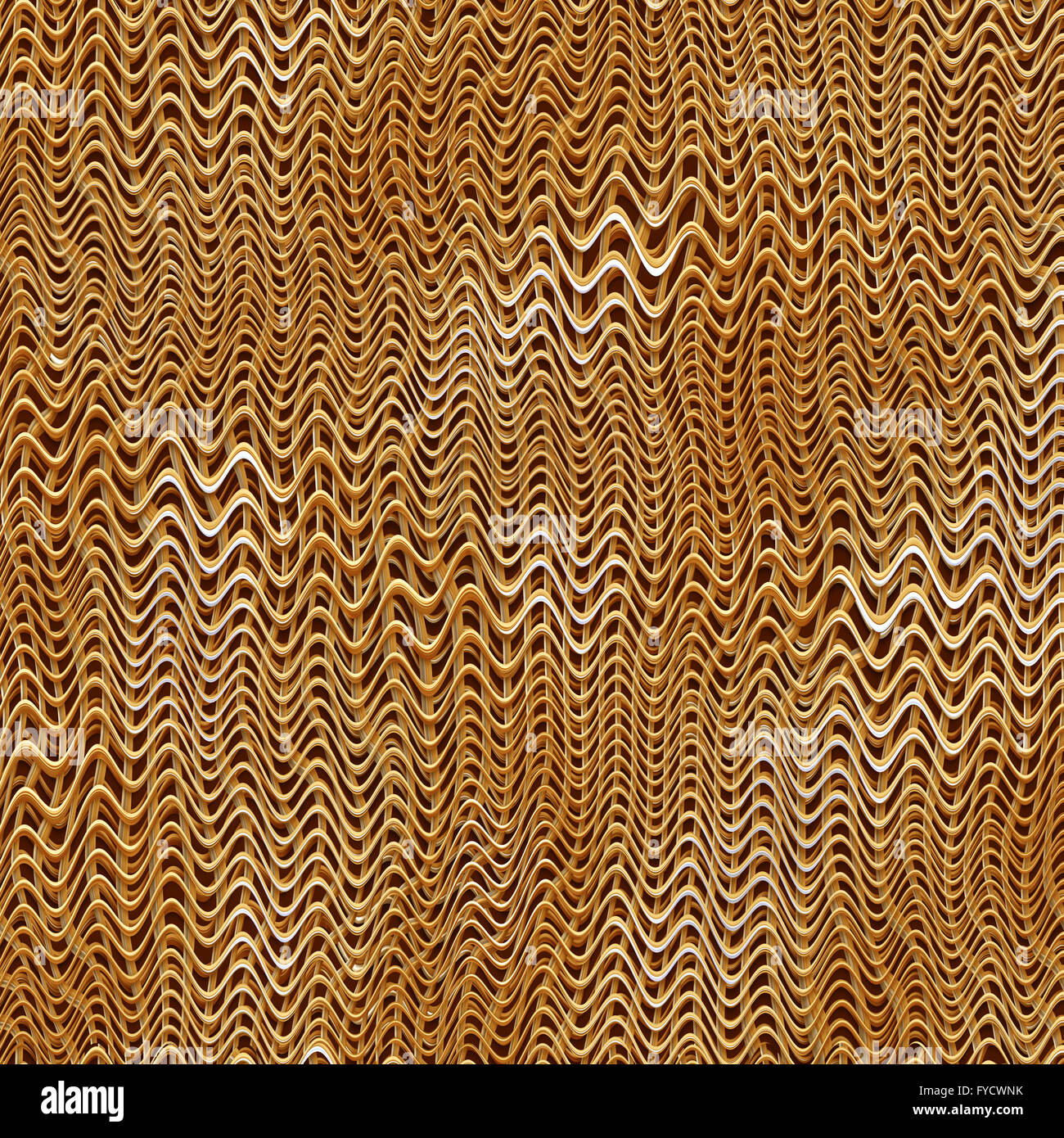 texture of plastic gold brown 3d curves Stock Photo - Alamy