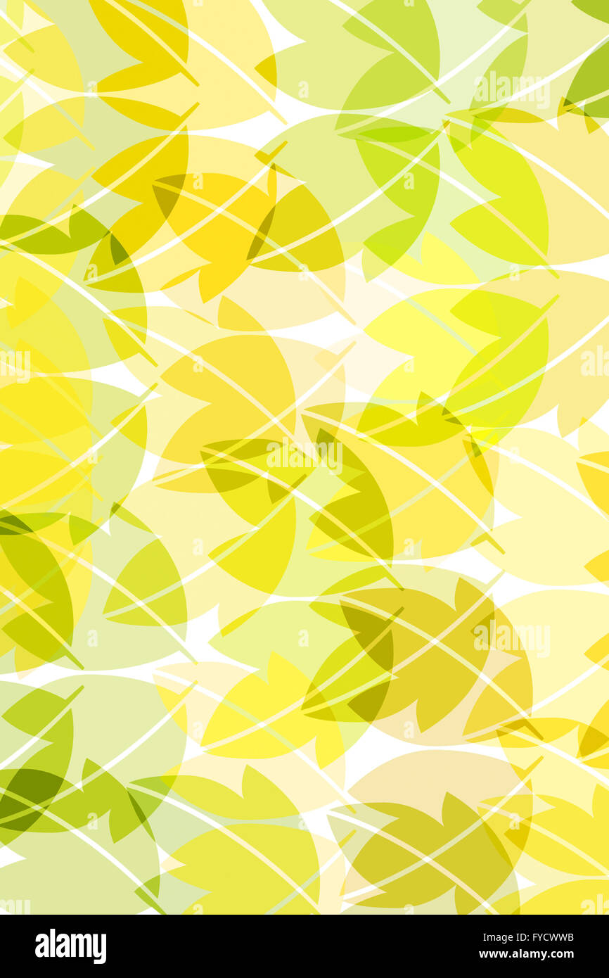 pattern with leaves Stock Photo - Alamy