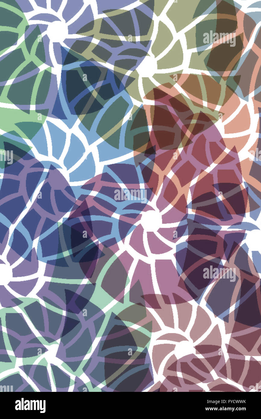 pattern with shells Stock Photo - Alamy