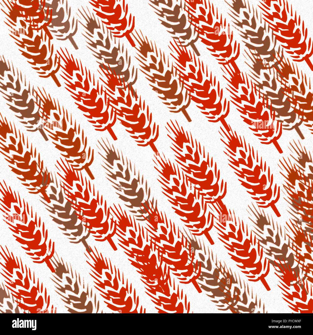 pattern with wheat Stock Photo - Alamy