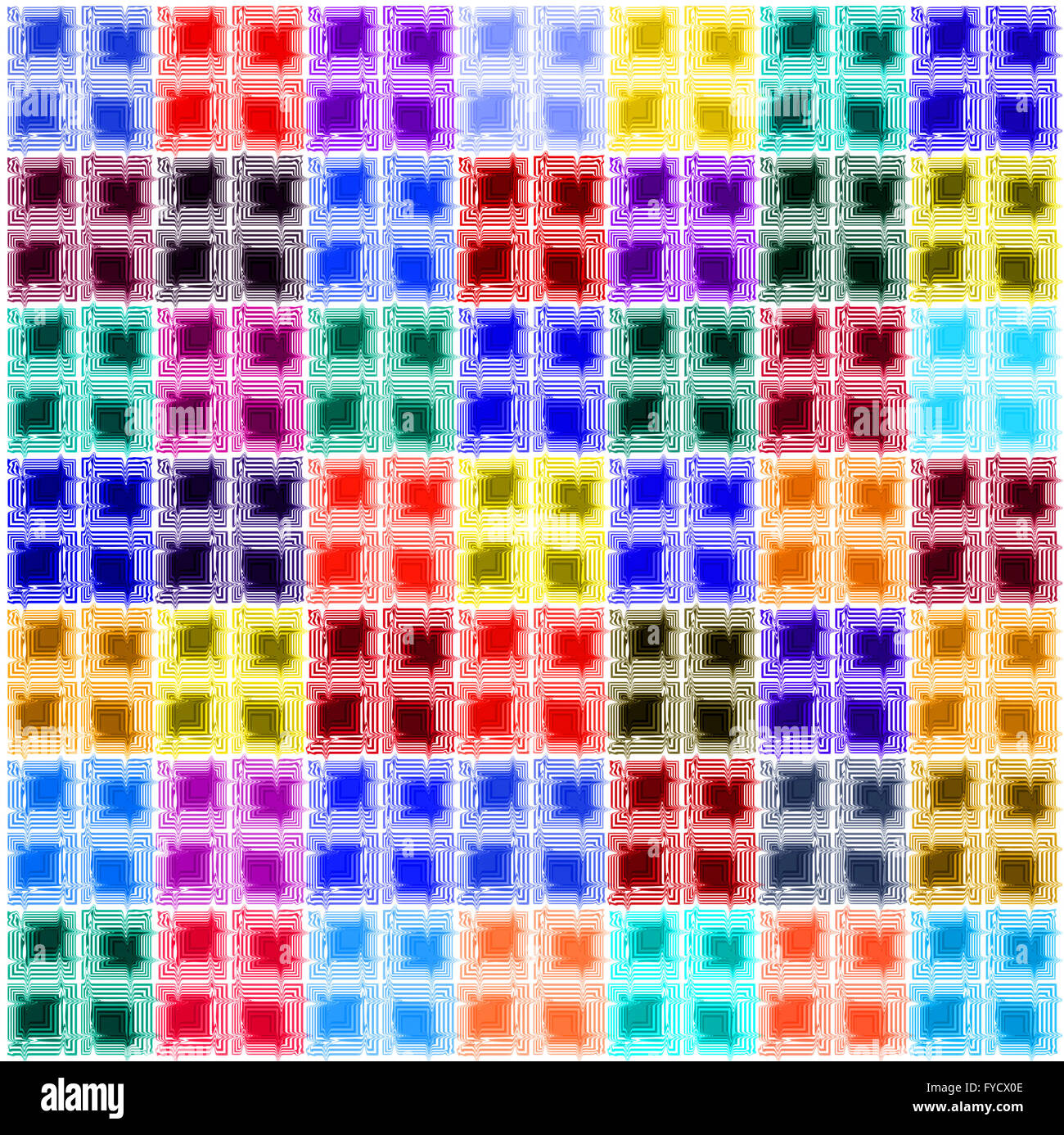 pattern of colored cubes Stock Photo - Alamy