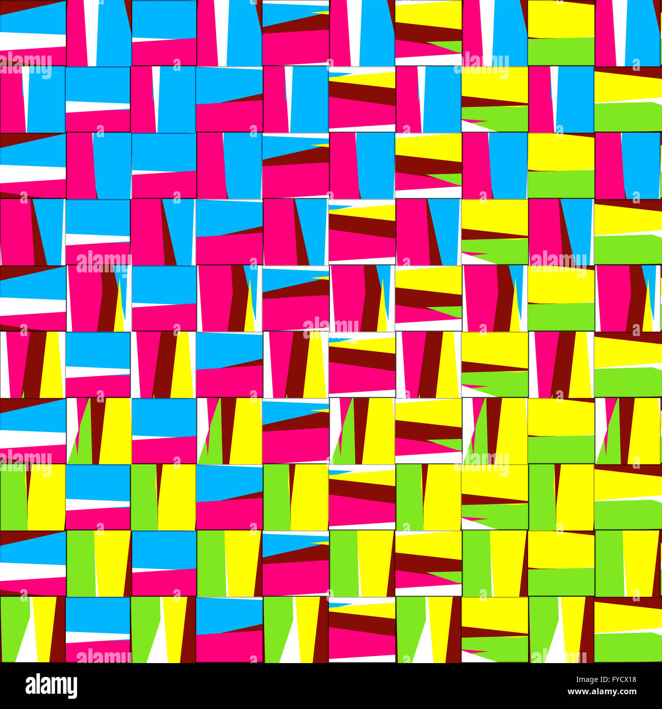 pattern of colored cubes Stock Photo - Alamy