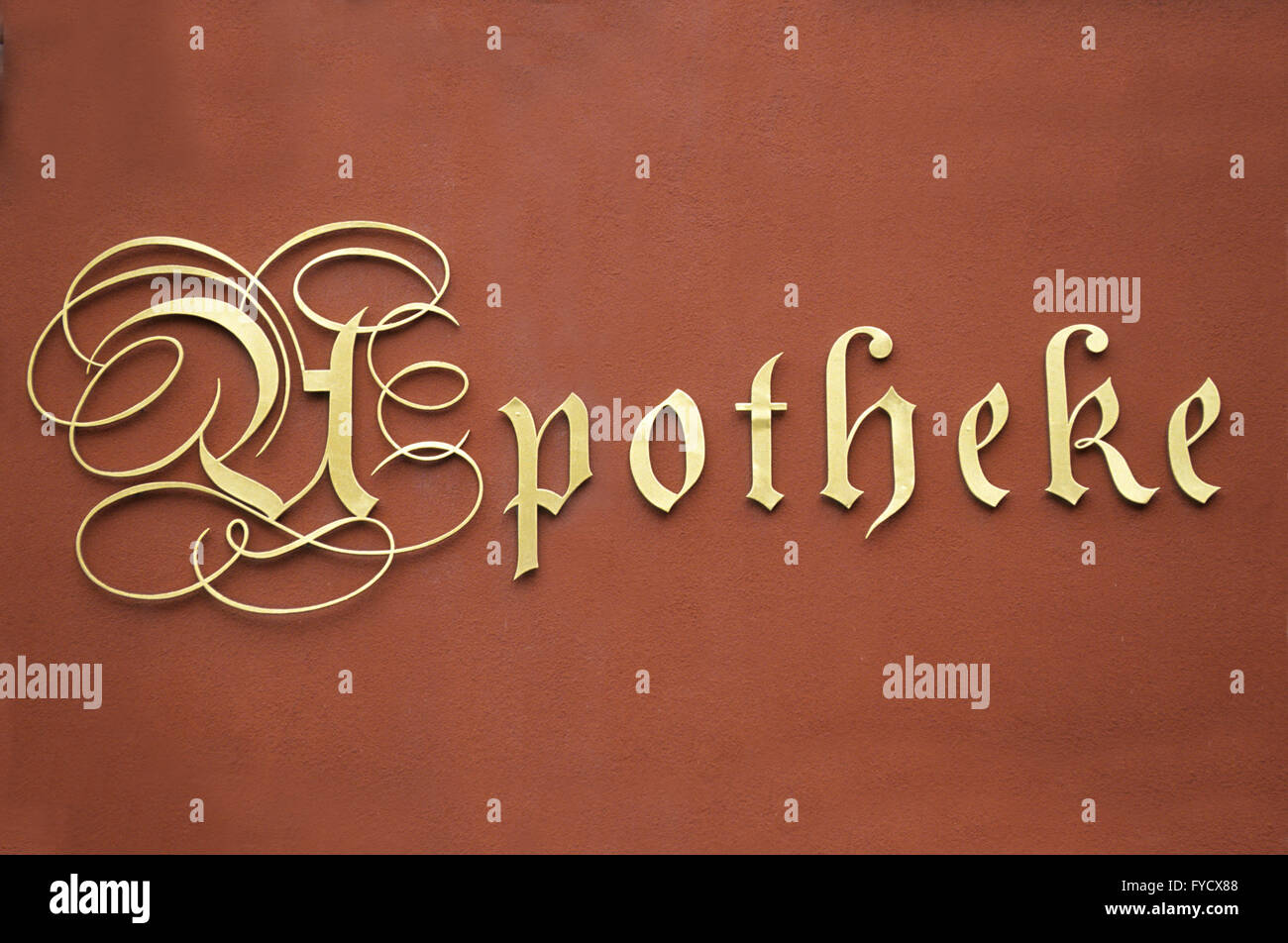 German pharmacy hi-res stock photography and images - Alamy