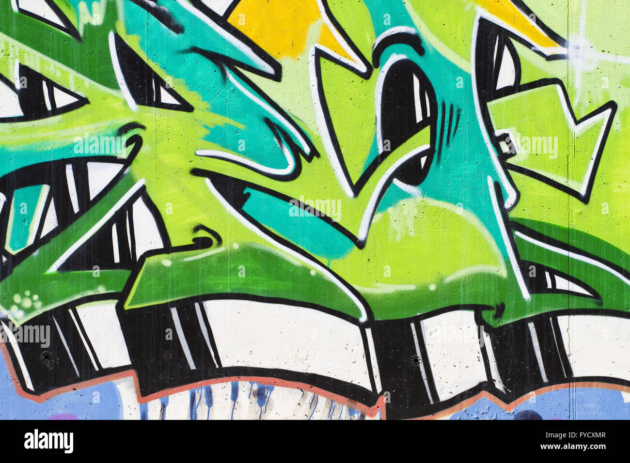 Street art, urban grafitti on wall Stock Photo - Alamy