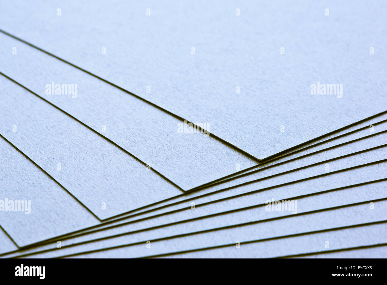 Several nicely spread out sheets of paper Stock Photo - Alamy