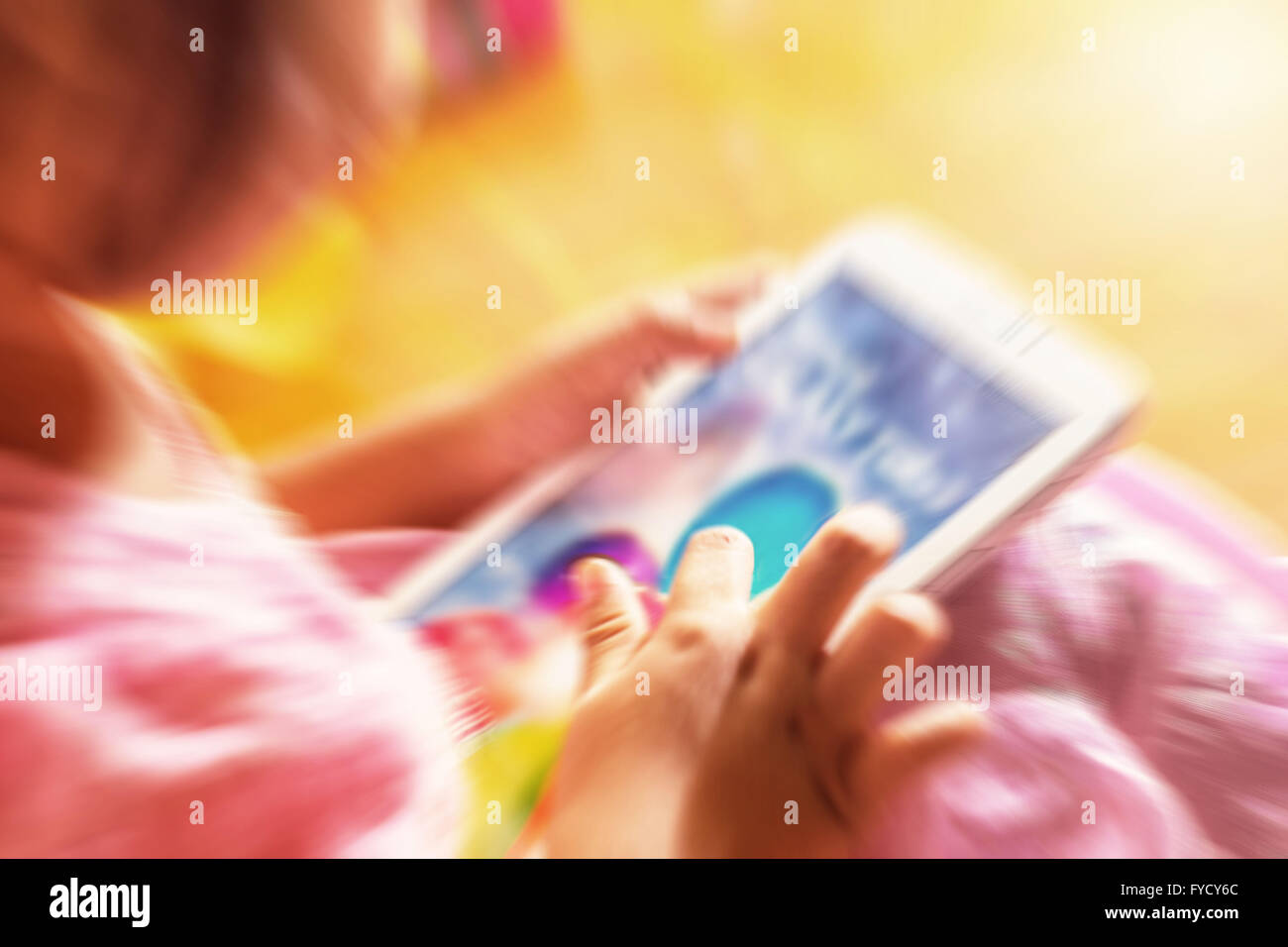 Kids learning tab hi-res stock photography and images - Alamy