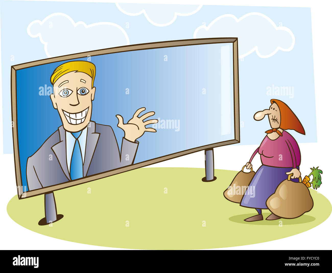Election campaign billboard Stock Photo - Alamy
