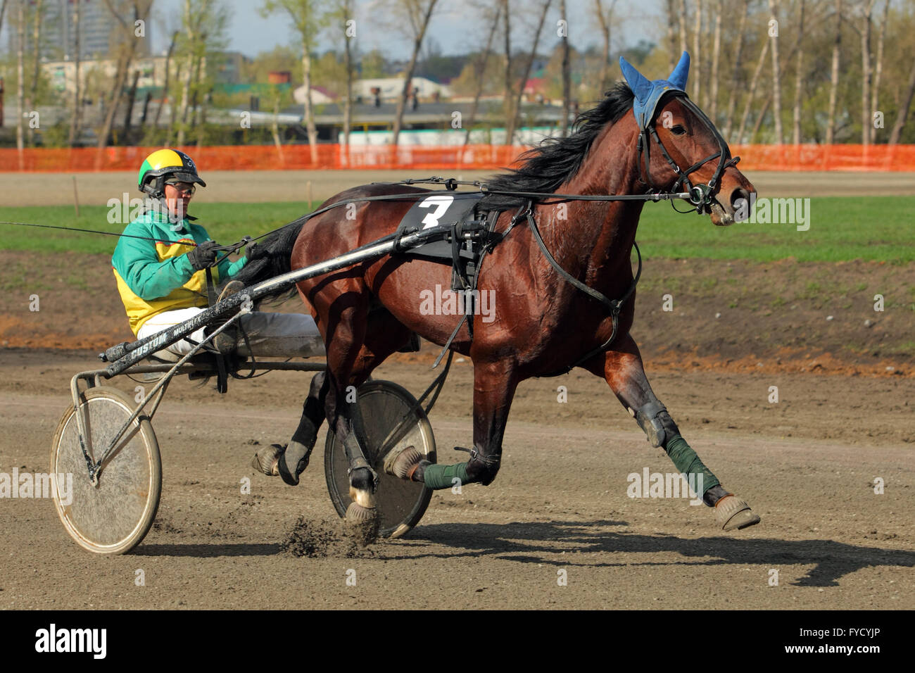 Trotting race harness racing track hi-res stock photography and images ...