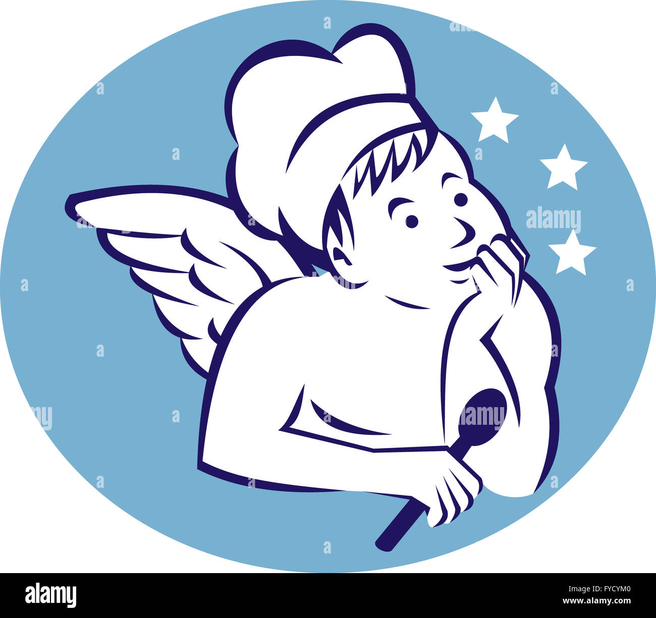 Angel chef male hi-res stock photography and images - Alamy