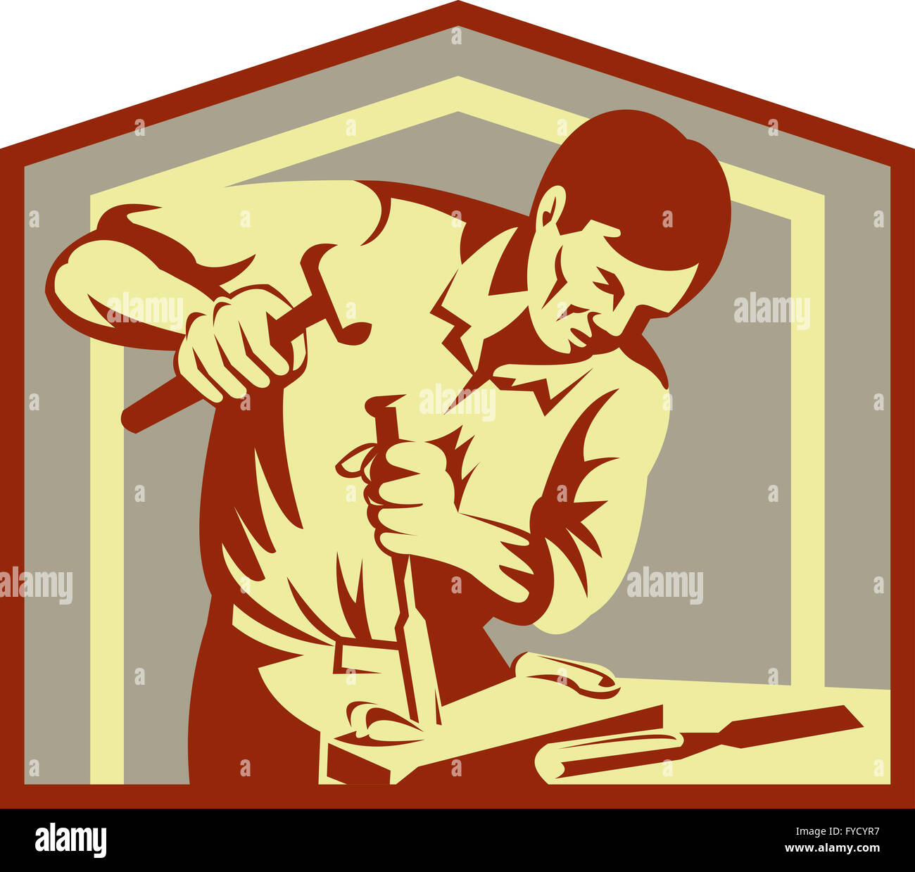 Chisel clipart hi-res stock photography and images - Alamy