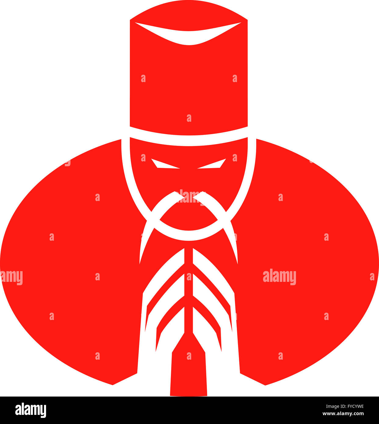 Chinese Japanese Asian Chef Cook icon Stock Photo - Alamy