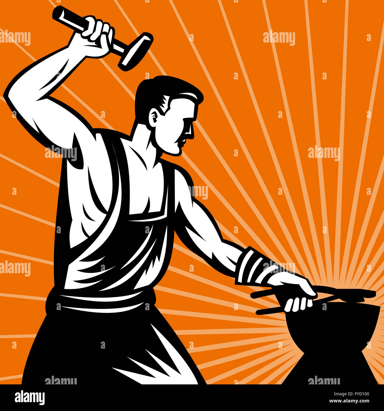 Blacksmith clipart hi-res stock photography and images - Alamy