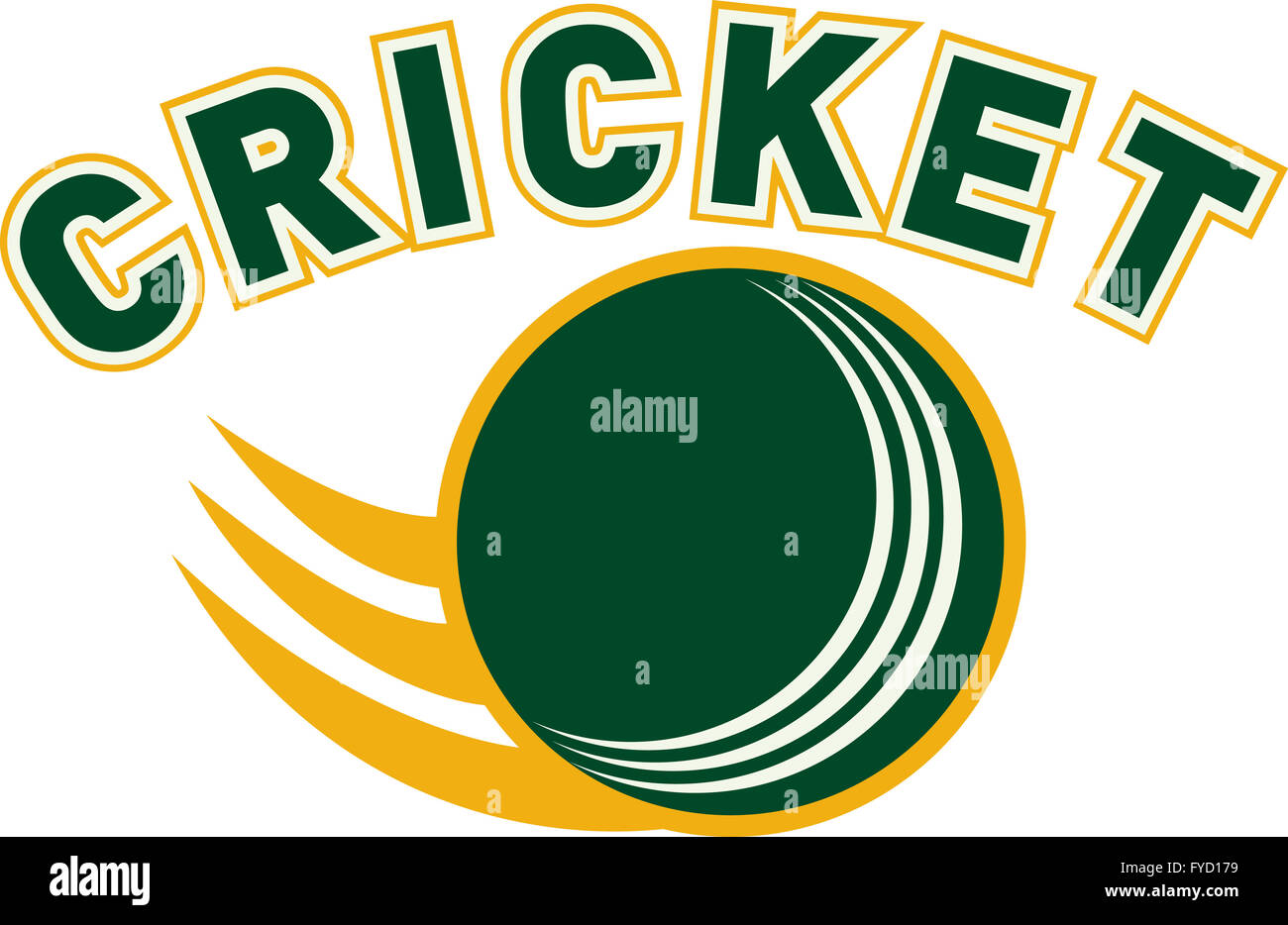 cricket sports ball flying Stock Photo - Alamy