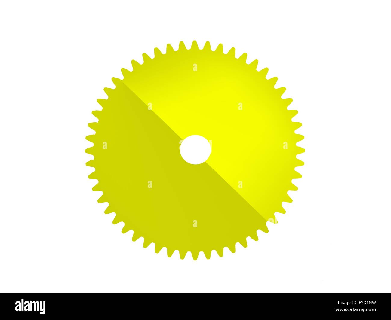 Colored vector illustrations of gears isolated on white Stock Photo - Alamy