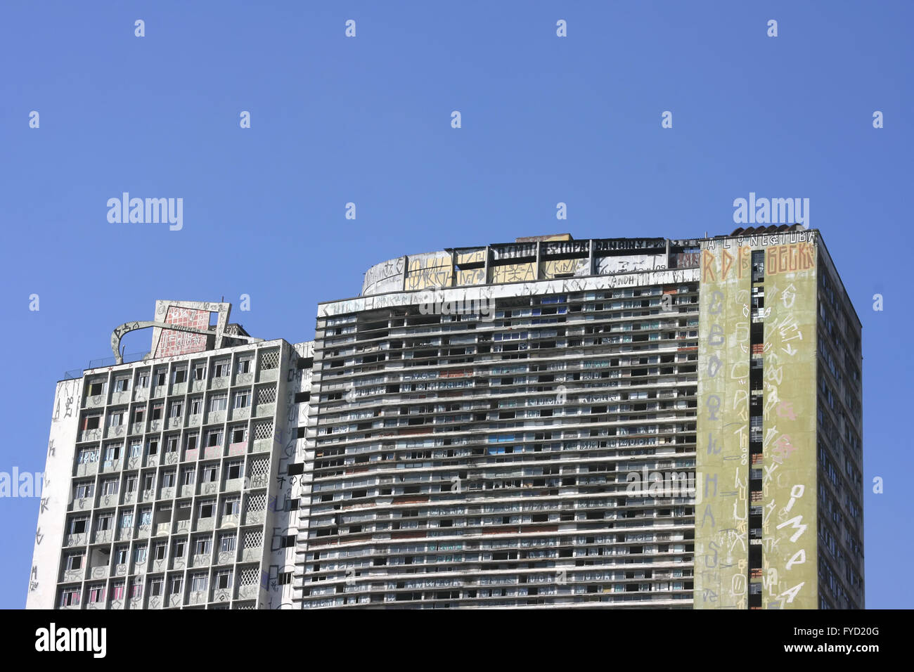 Rundown Building in Sao Paulo Stock Photo - Alamy