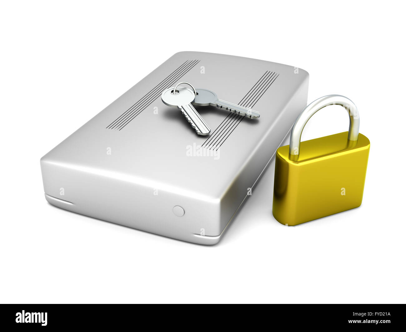 Secure external Hard Drive Stock Photo - Alamy