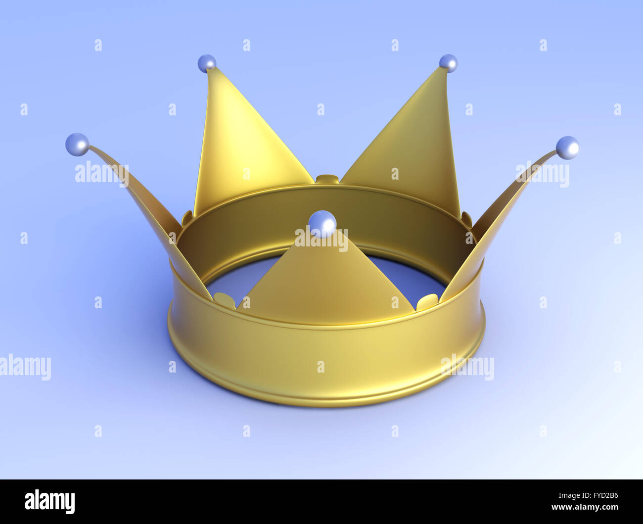 3d digital render royal crown hi-res stock photography and images - Alamy