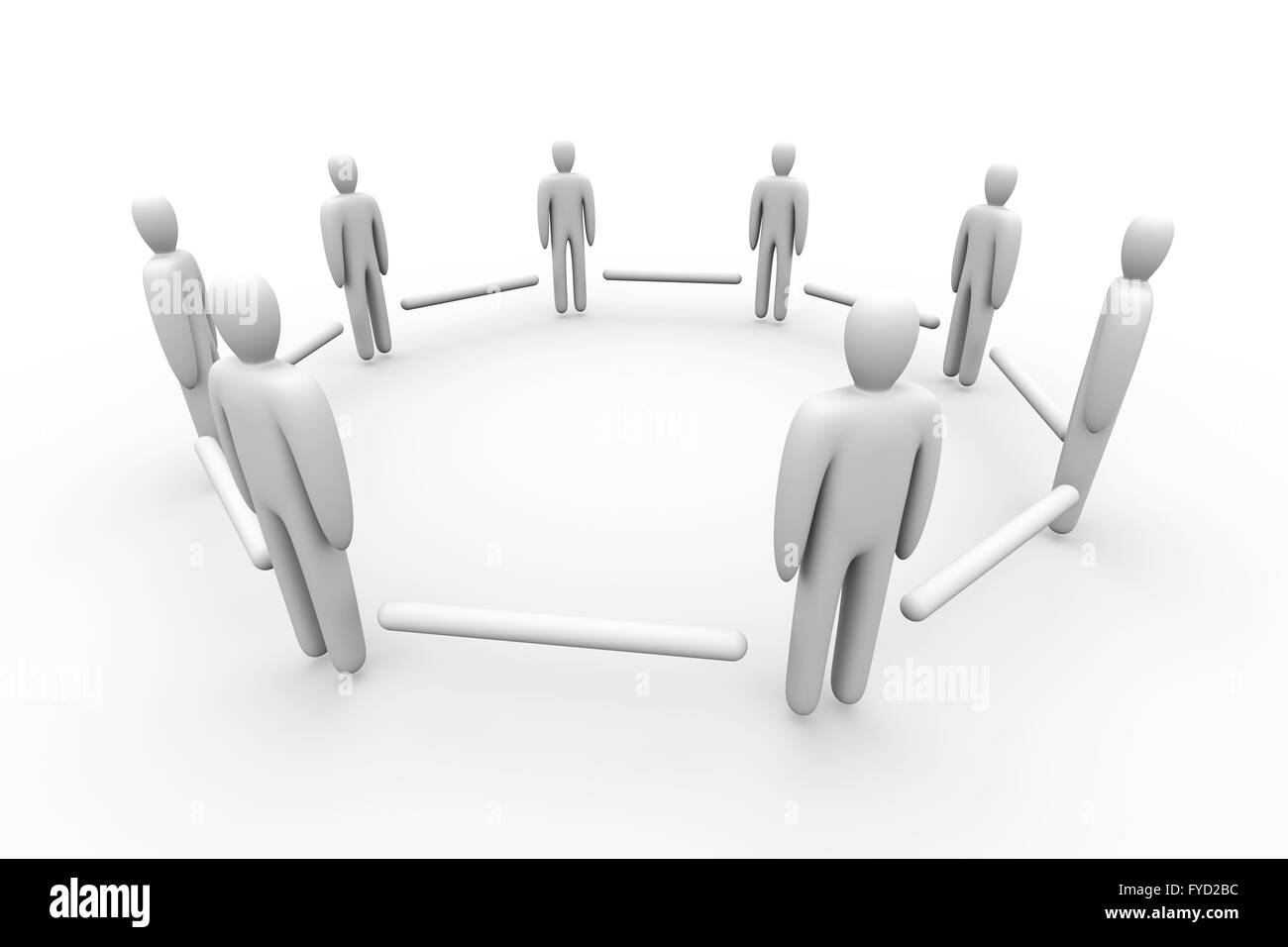 Employee team bonding Cut Out Stock Images & Pictures - Alamy