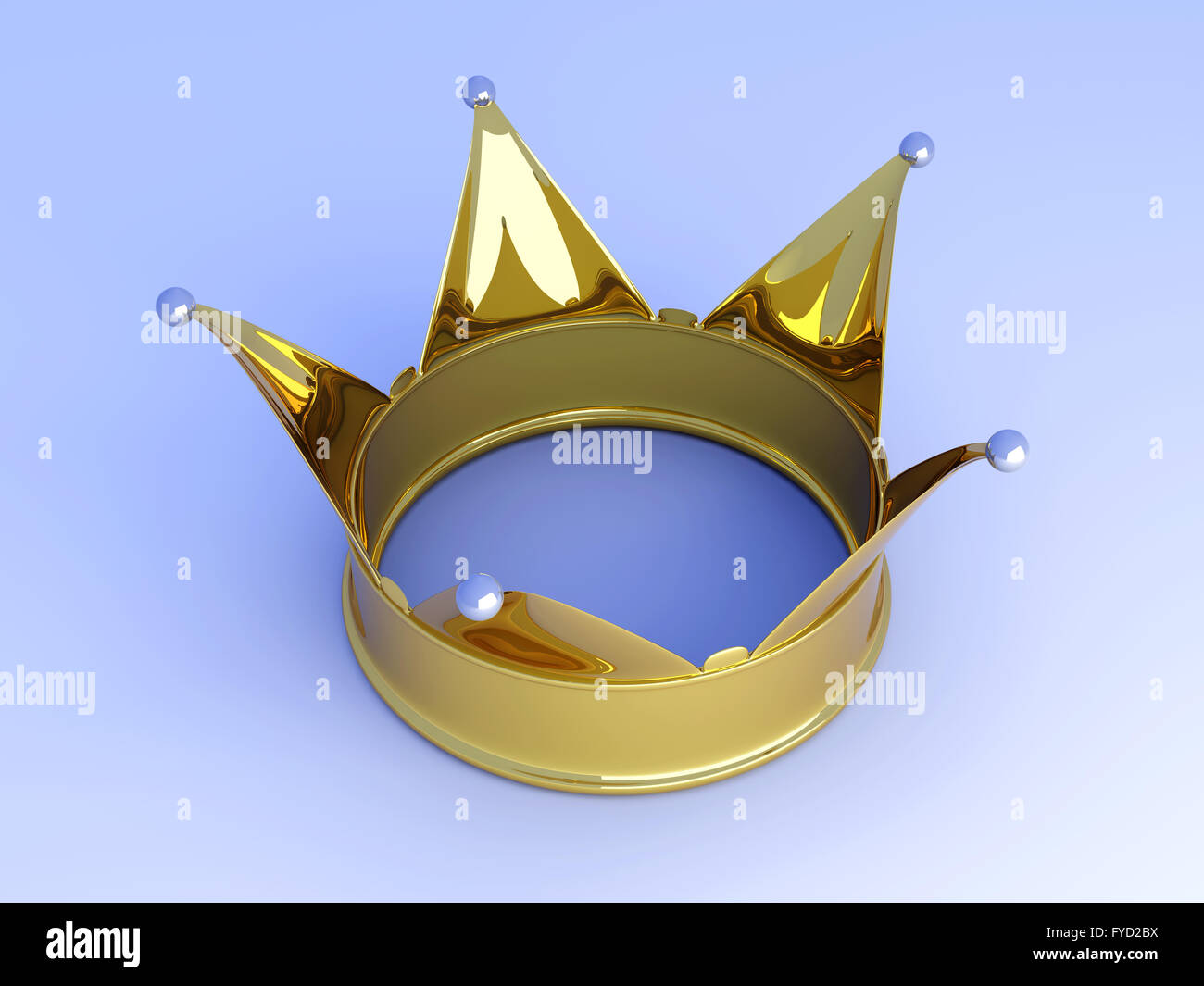 3d digital render royal crown hi-res stock photography and images - Alamy