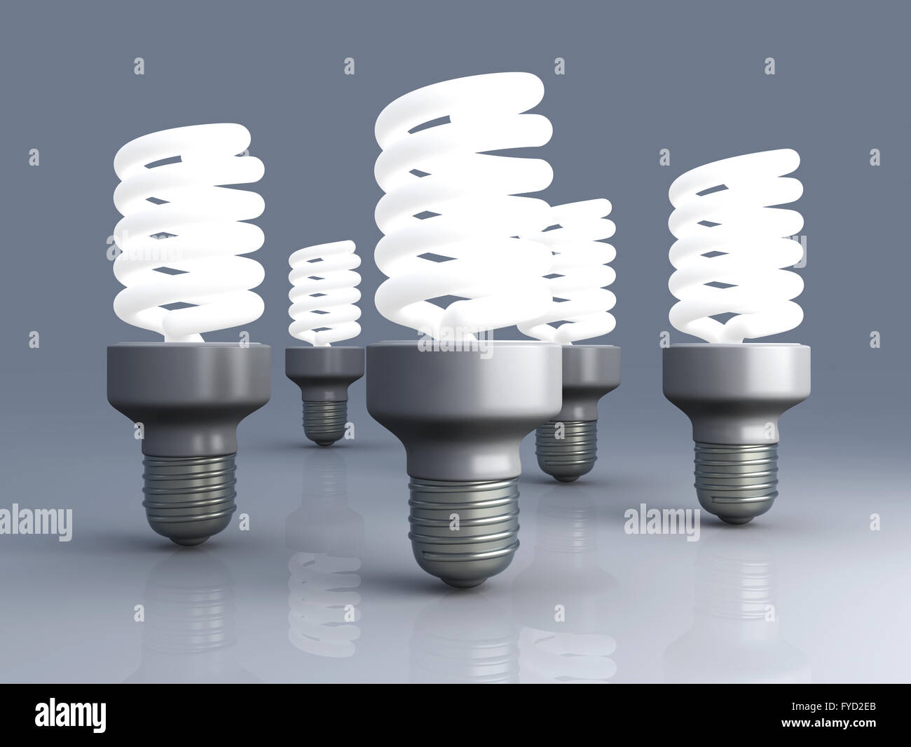 Energy Saver Light Bulbs Stock Photo - Alamy