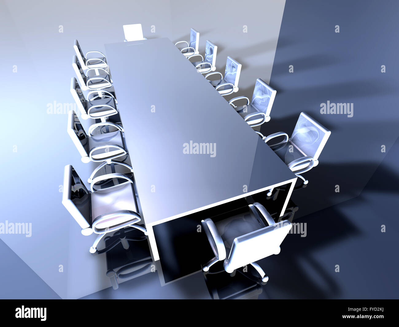Metal Meeting Room Stock Photo - Alamy