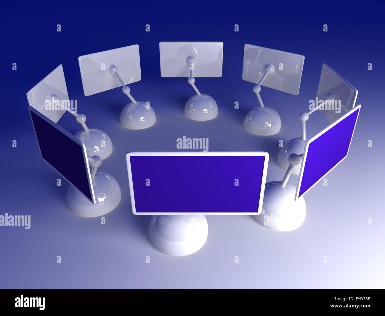 Design Screen Array Stock Photo - Alamy