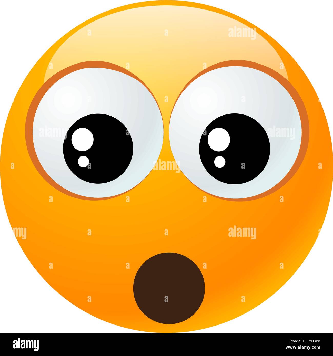 yellow round emoticon Stock Vector Image & Art - Alamy