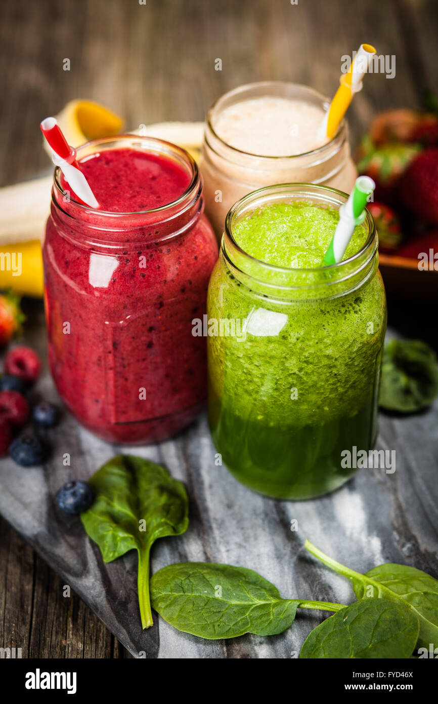 Fresh strawberry milkshakes hi-res stock photography and images - Alamy