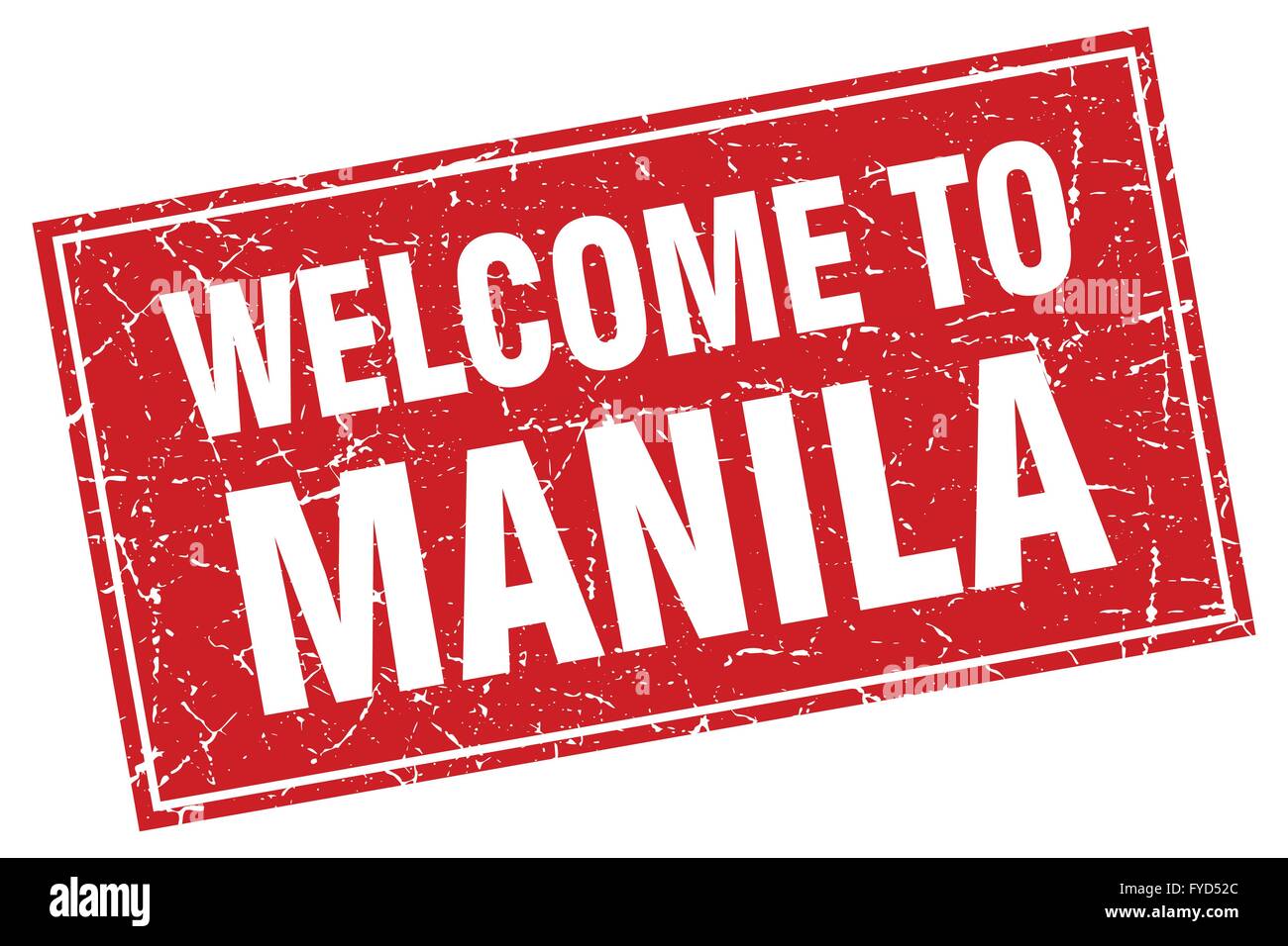 Welcome manila red stamp hi-res stock photography and images - Alamy