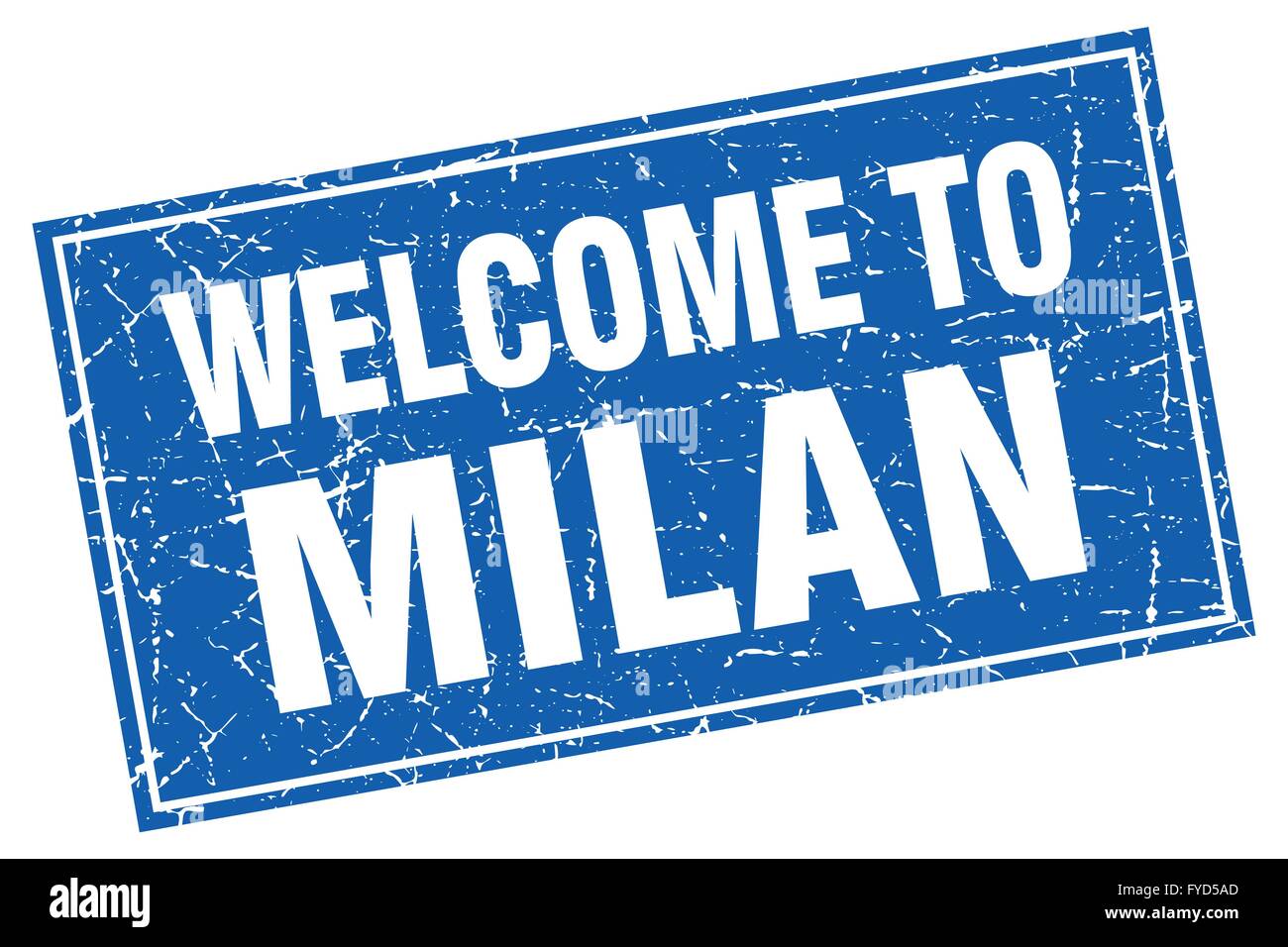 Milan stamp Stock Vector Images - Alamy