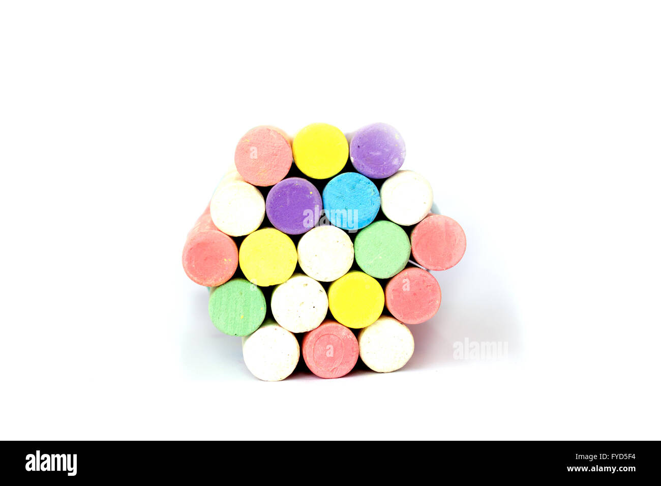 A bunch of colorful chalks Stock Photo - Alamy
