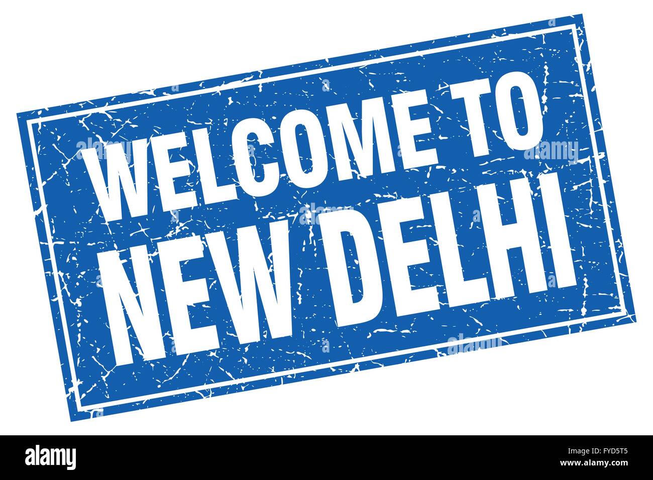 Welcome delhi stamp Stock Vector Images - Alamy