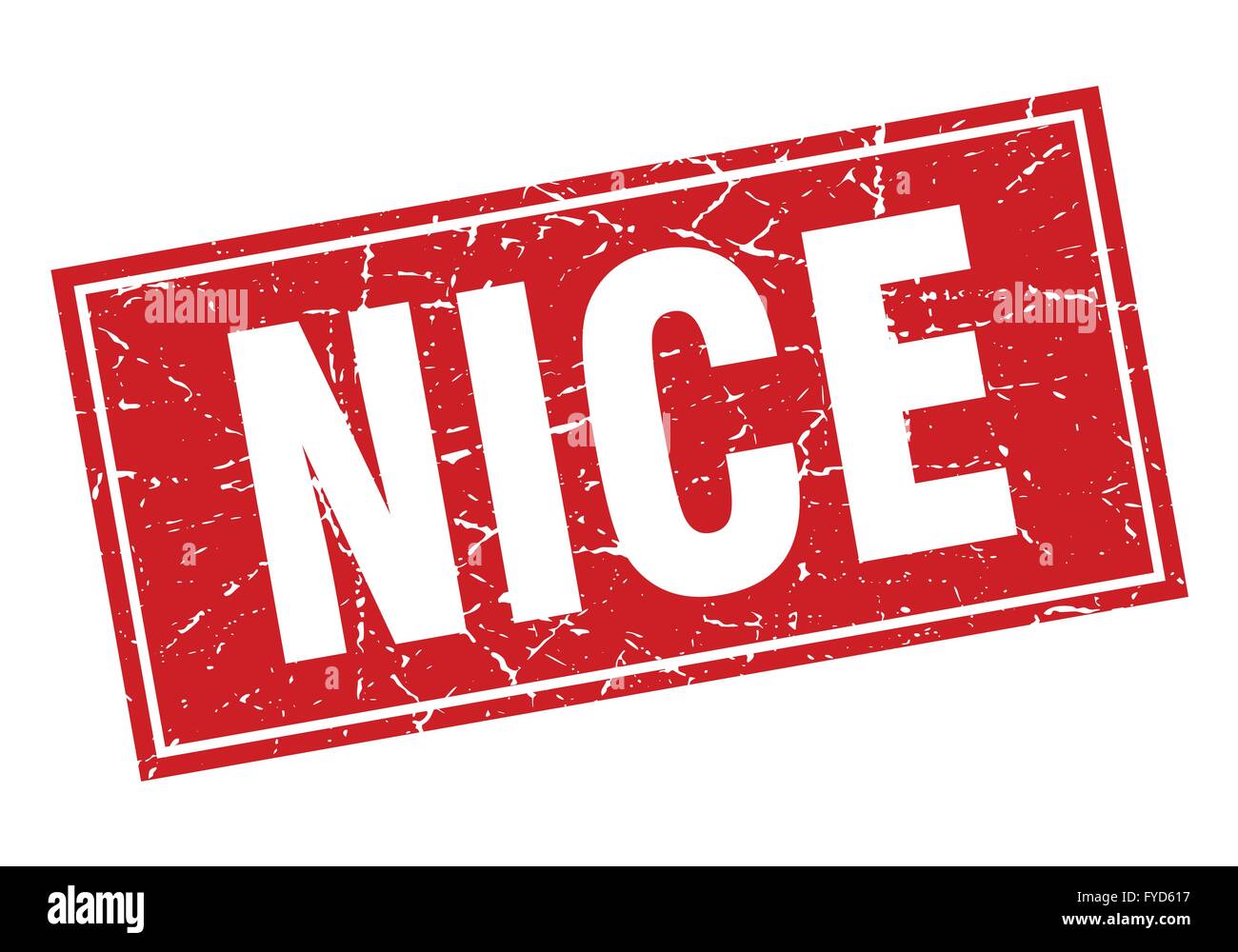 Nice red square stamp hi-res stock photography and images - Alamy
