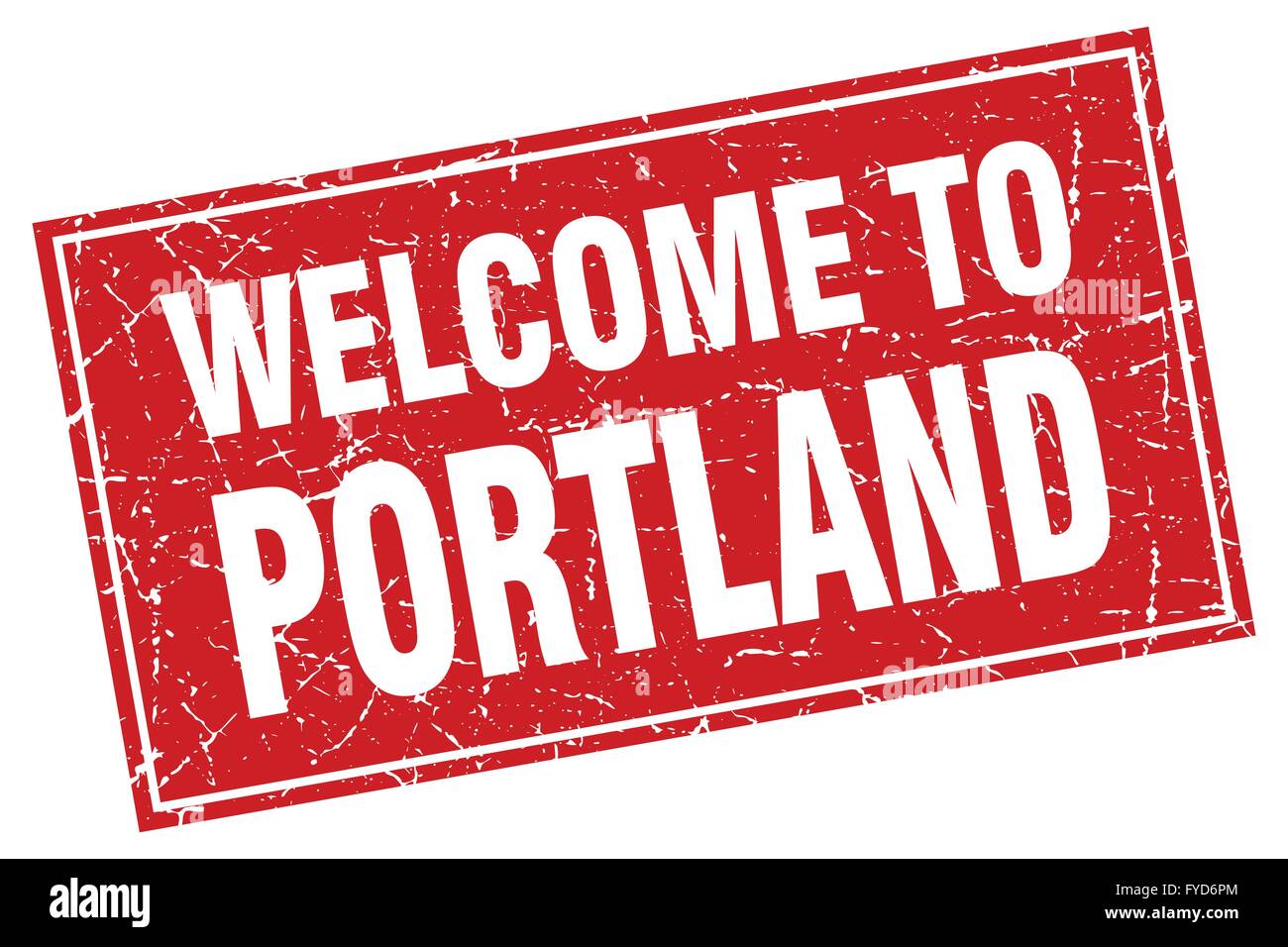 Welcome To Portland Stock Vector Images - Alamy