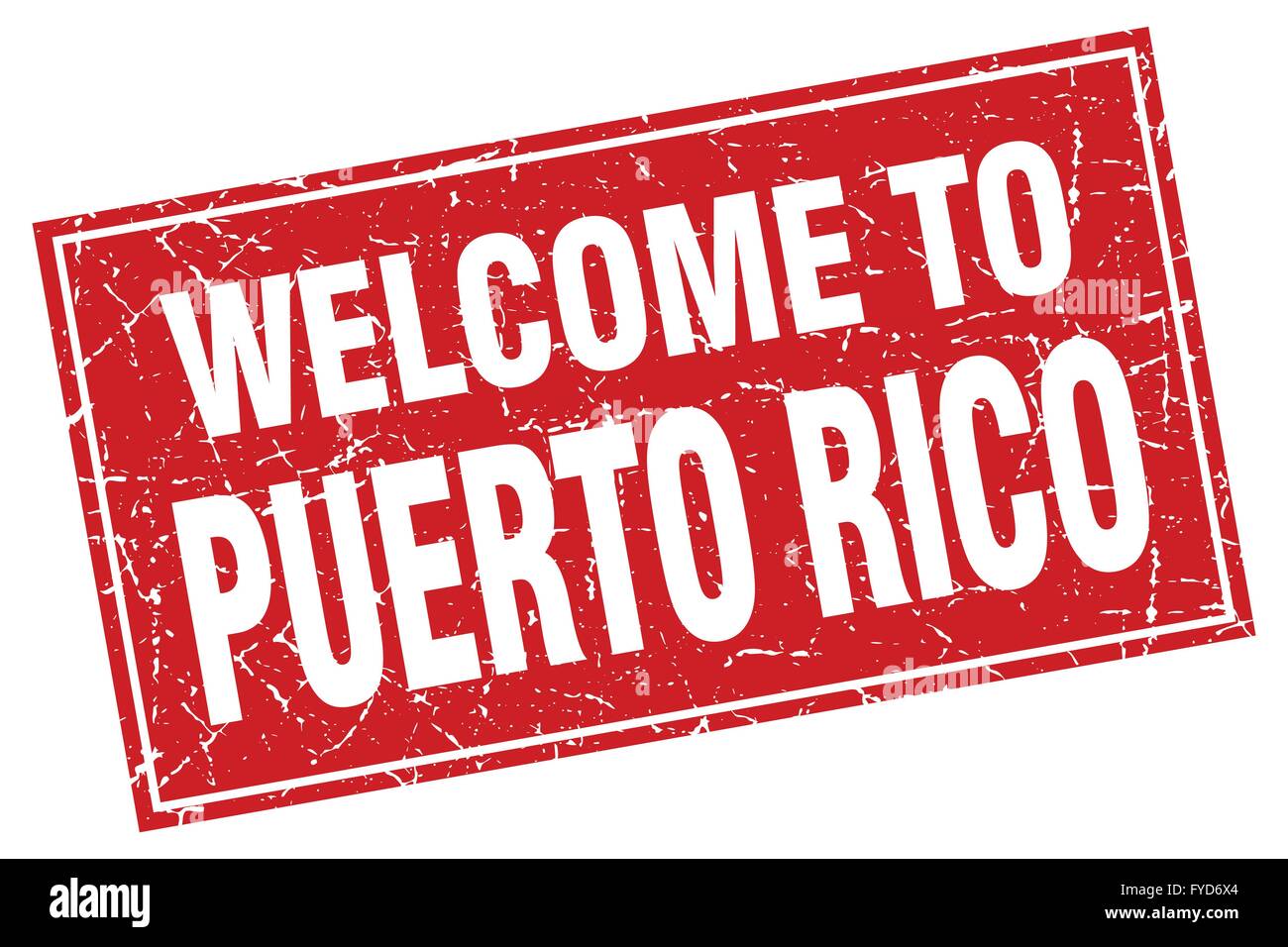 Welcome To Puerto Rico Stock Vector Images - Alamy