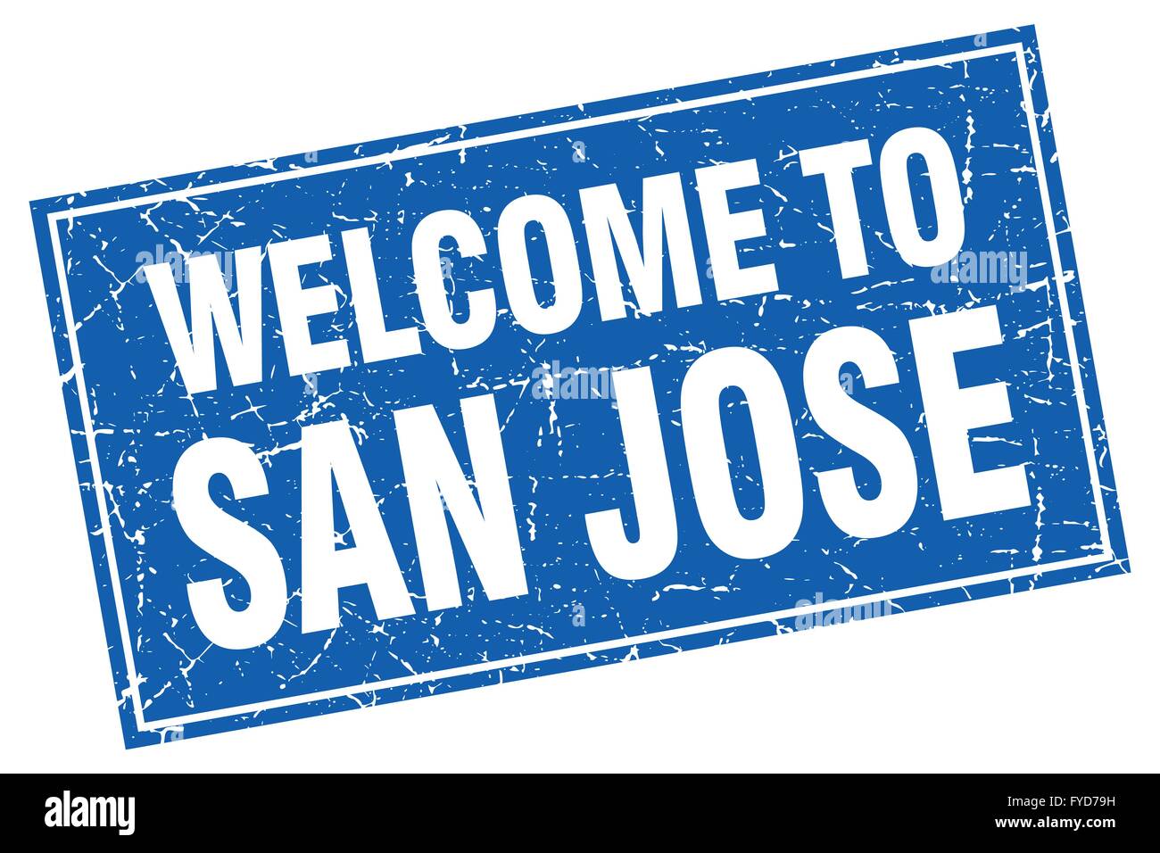 Welcome san jose blue hi-res stock photography and images - Alamy