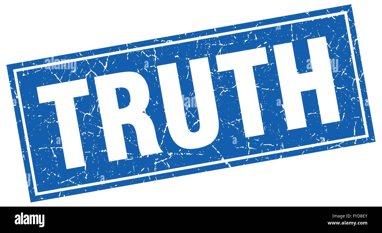 Truth square stamp grunge Stock Vector Images - Alamy