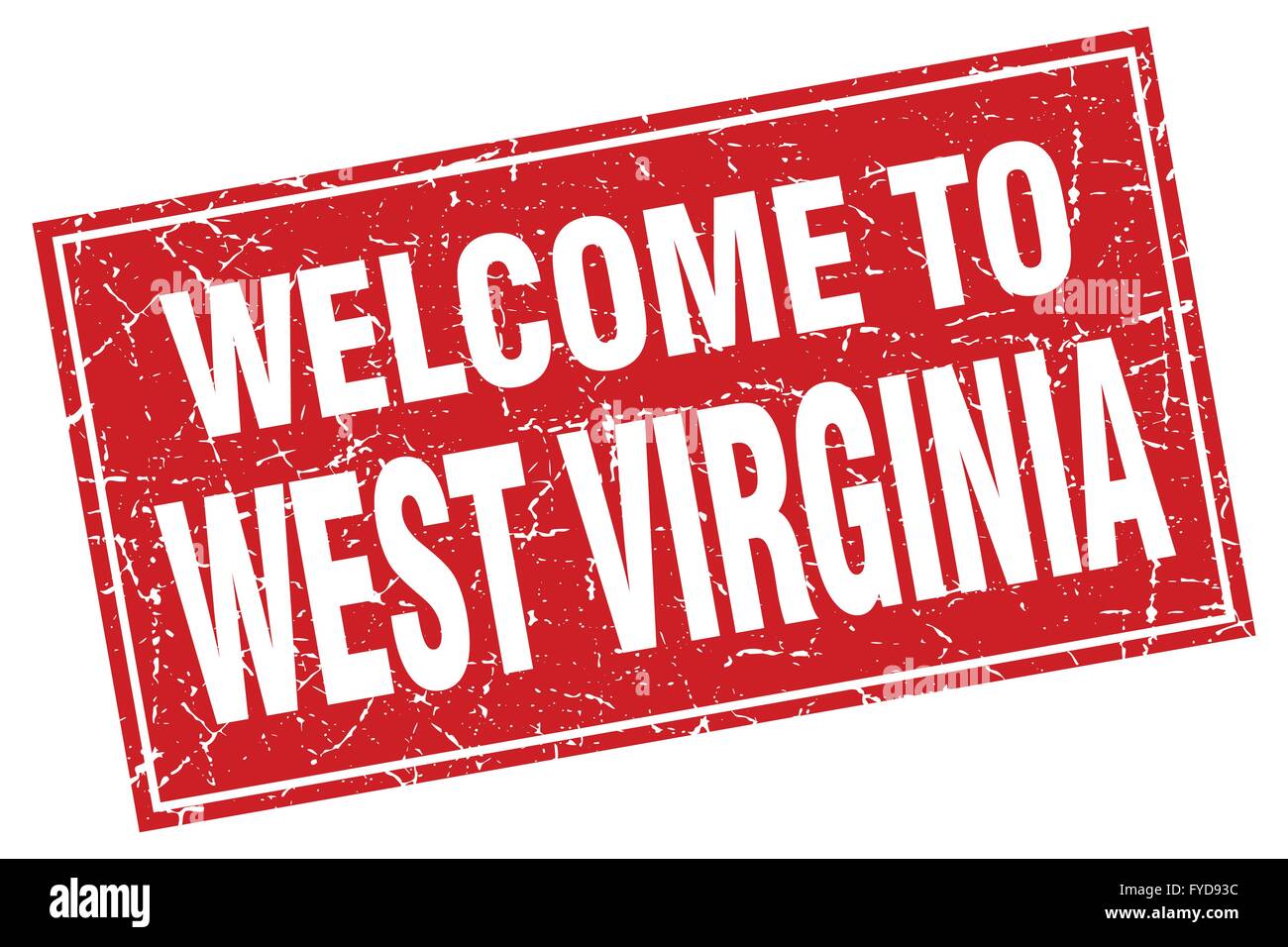 Welcome west virginia red hi-res stock photography and images - Alamy