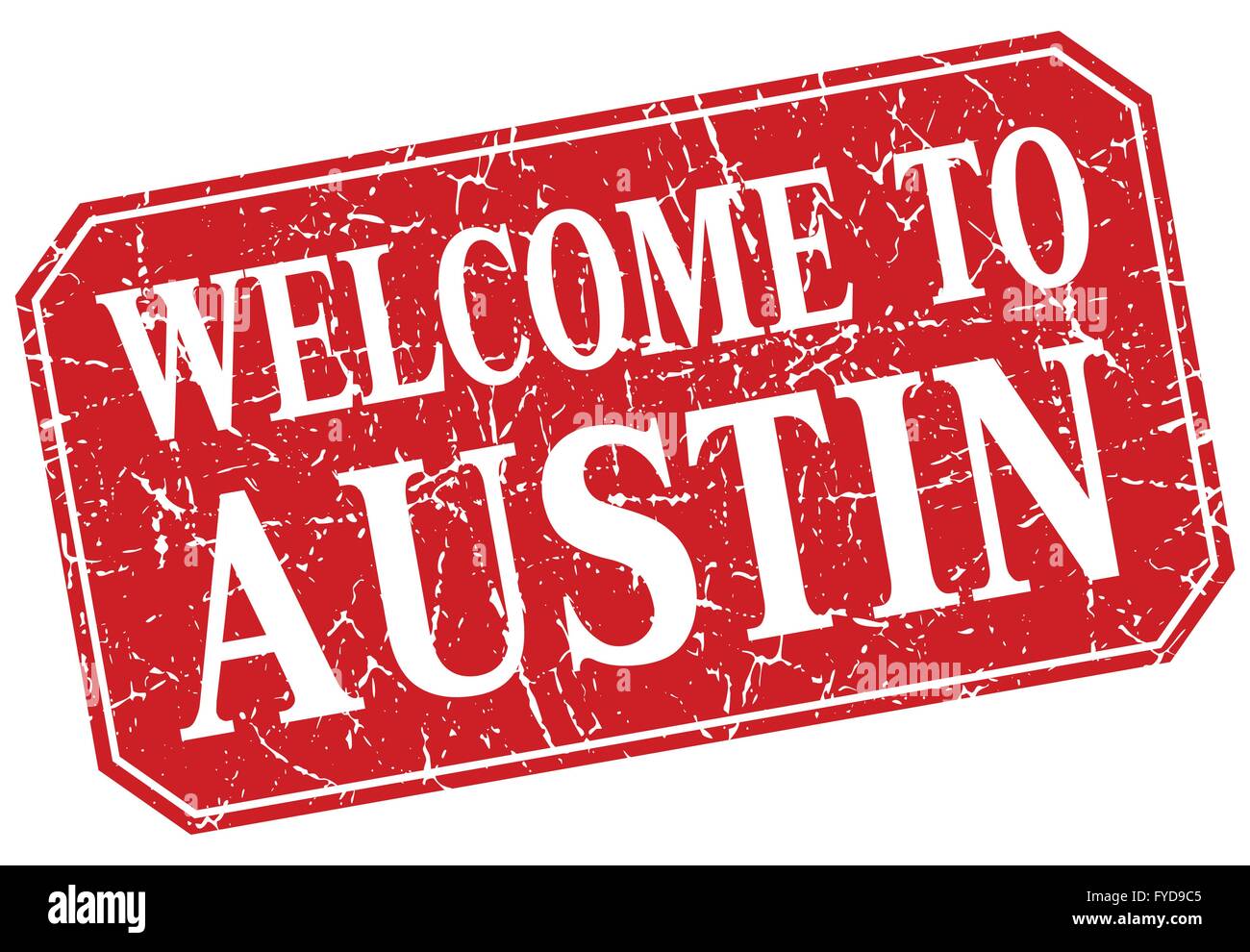 Welcome to austin Stock Vector Images - Alamy