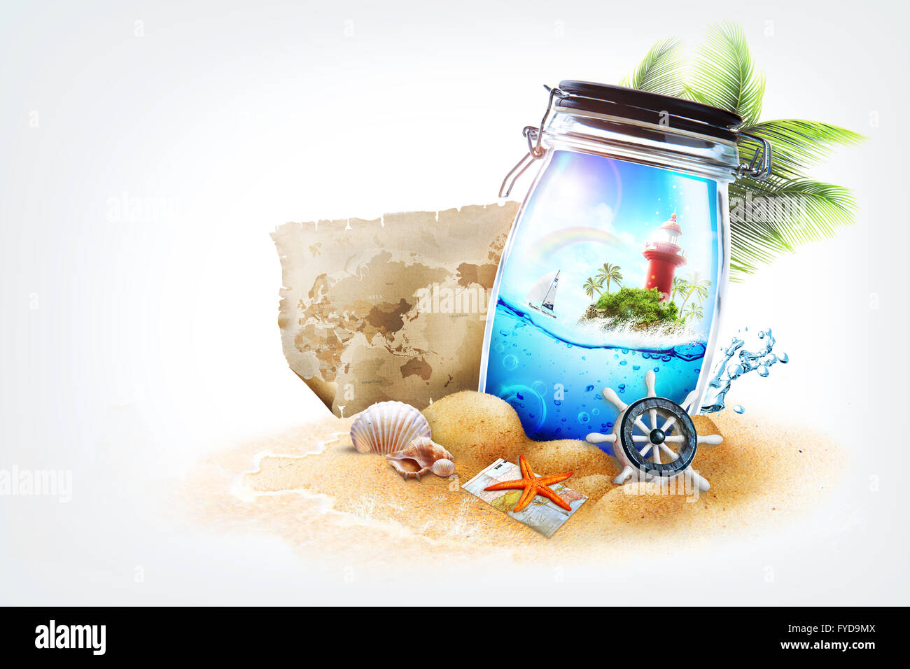 Summer Visual objects002 Stock Photo - Alamy