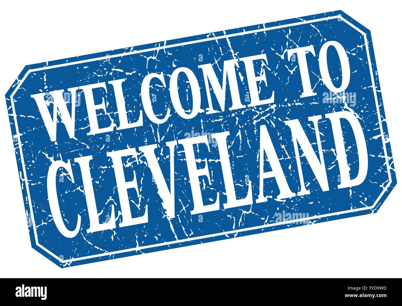 Welcome to cleveland sign Stock Vector Images - Alamy