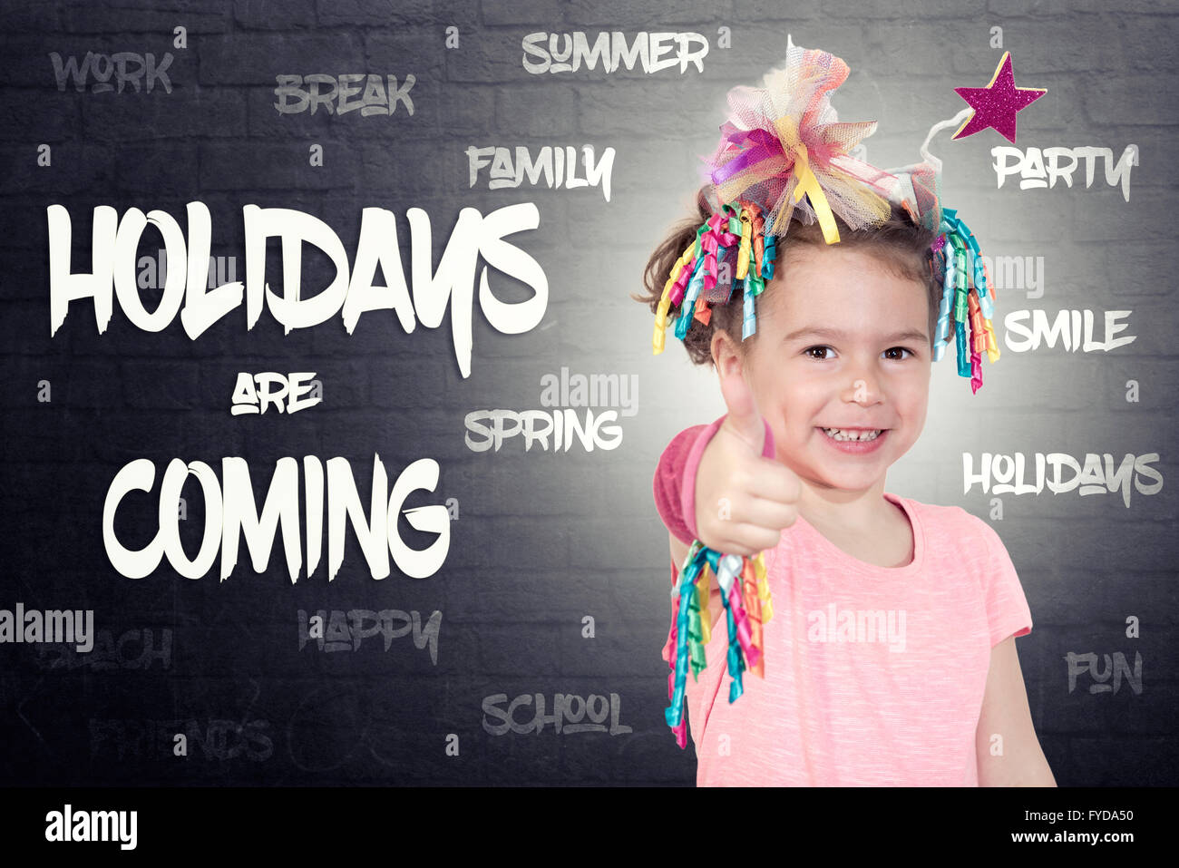 Holidays coming sign hi-res stock photography and images - Alamy