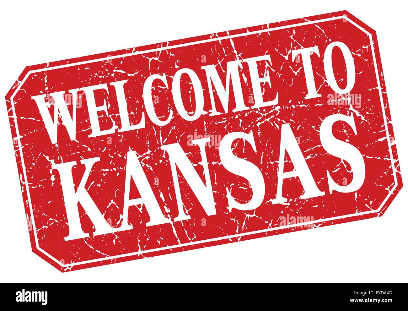 Welcome to kansas sign Stock Vector Images - Alamy