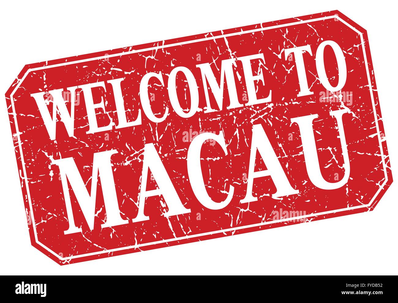 welcome to Macau red square grunge stamp Stock Vector Image & Art - Alamy